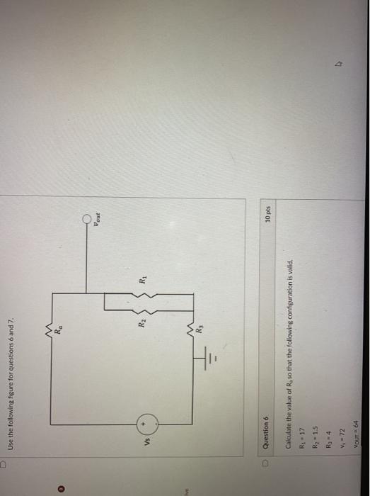 Solved For the circuit shown with values; v5=10R1=2R2=7R3=9 | Chegg.com