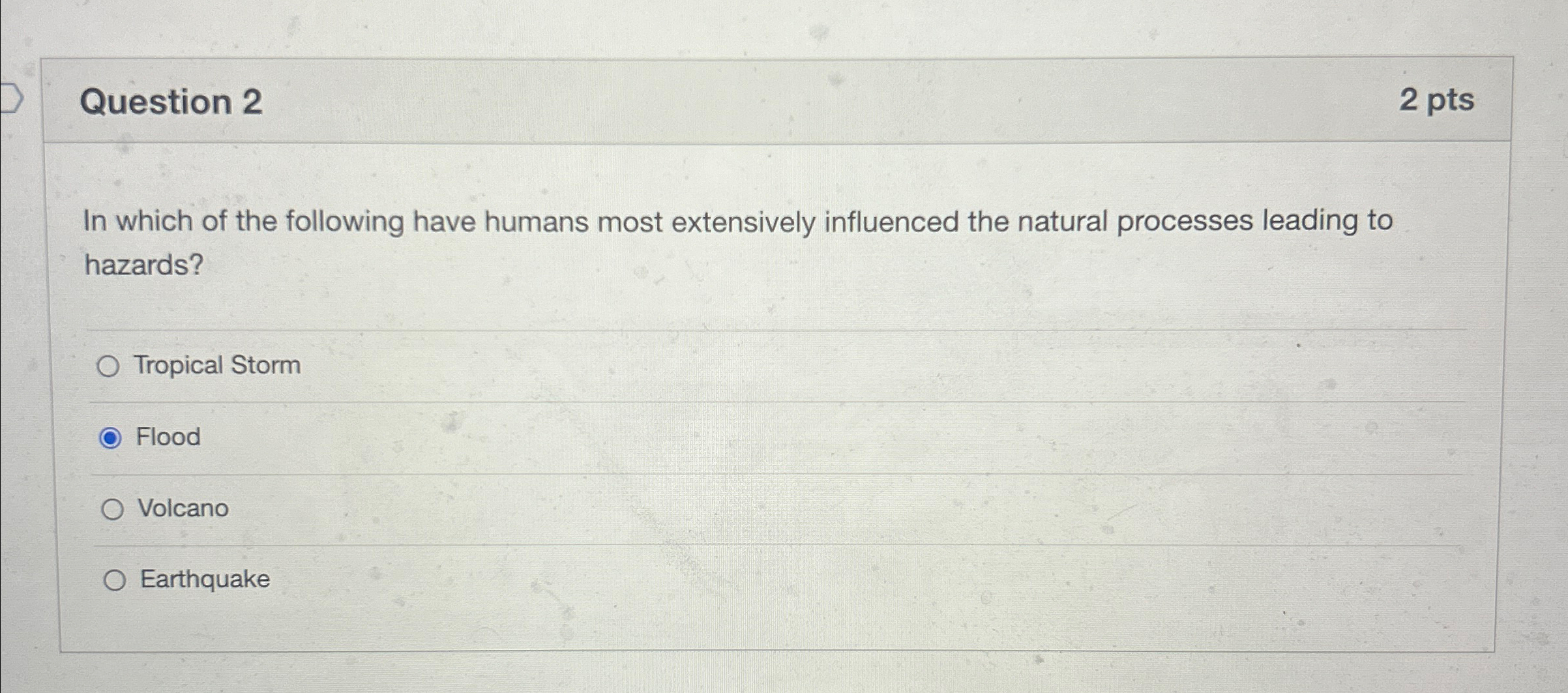 Solved Question 22 ﻿ptsIn which of the following have humans | Chegg.com