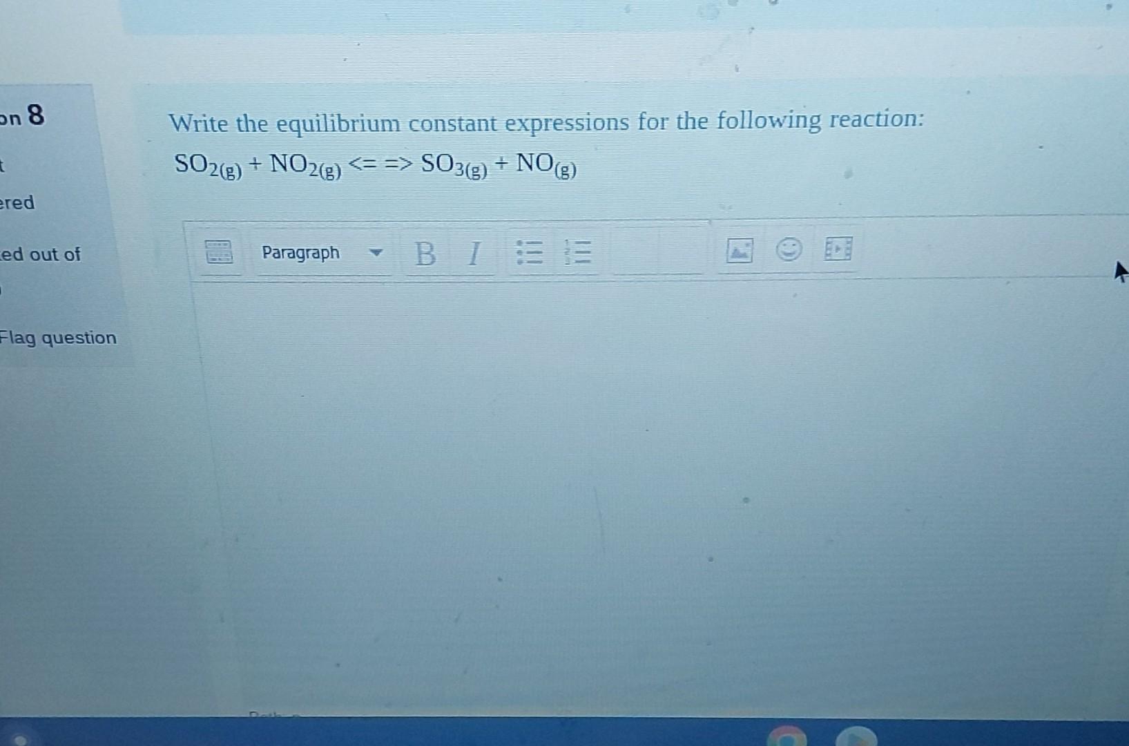 Solved Write The Equilibrium Constant Expressions For The 9348