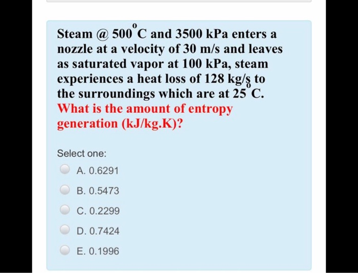 Solved Steam @ 500°C and 6 MPa expands in a turbine to 50 | Chegg.com