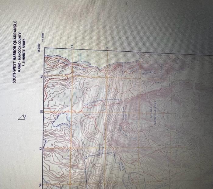 Solved 3. What are the latitude coordinates along the | Chegg.com