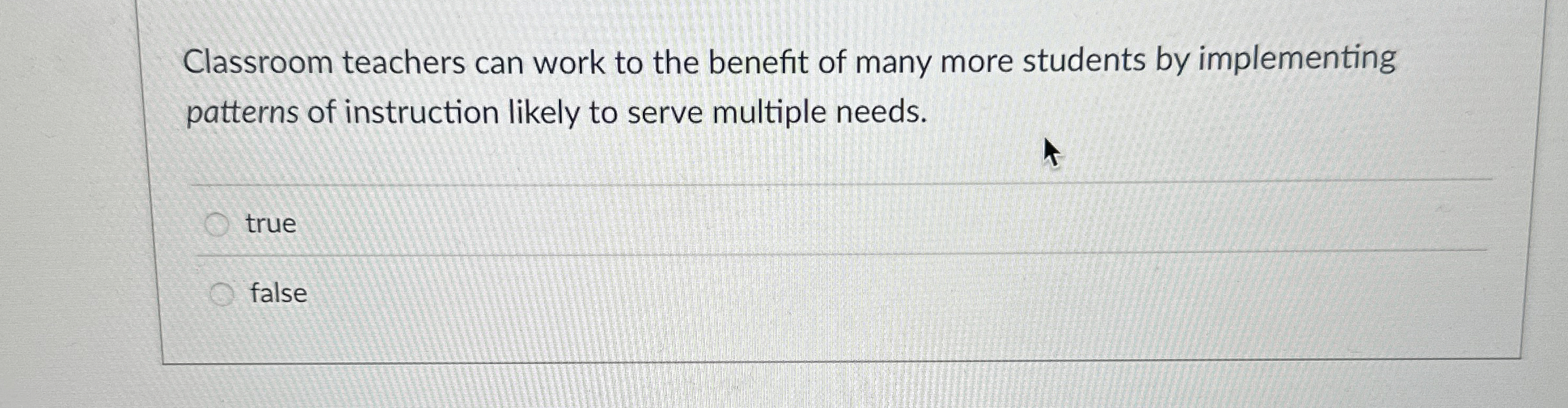 Solved Classroom teachers can work to the benefit of many | Chegg.com