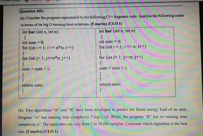 Solved This is a Data Structure and Algorithm question of | Chegg.com