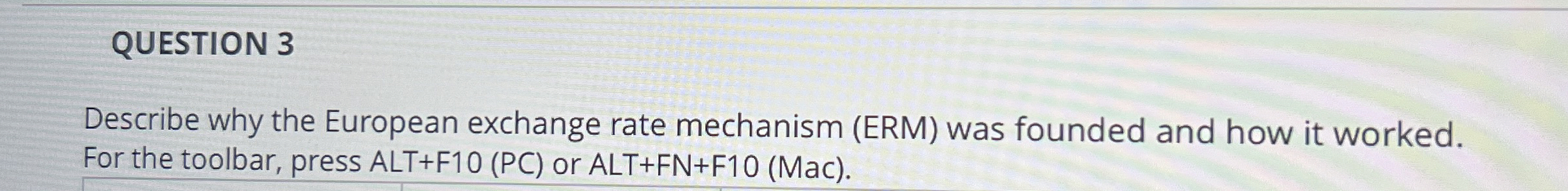 Solved QUESTION 3Describe why the European exchange rate | Chegg.com