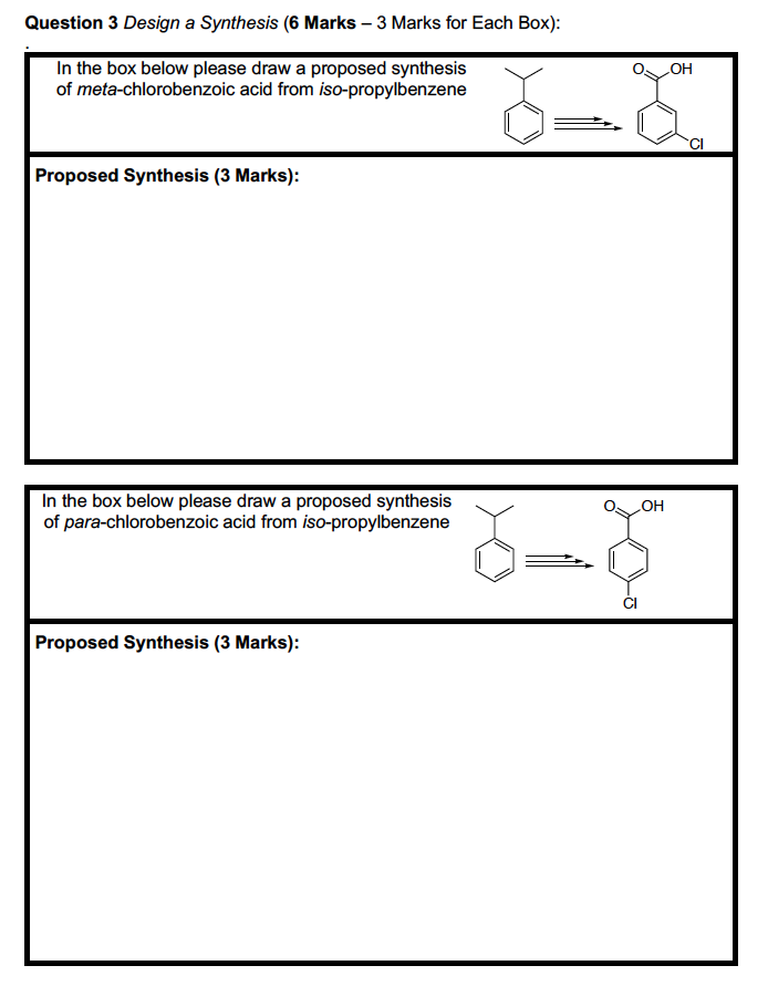 Solved please post the solution draw the synthesis clearly | Chegg.com