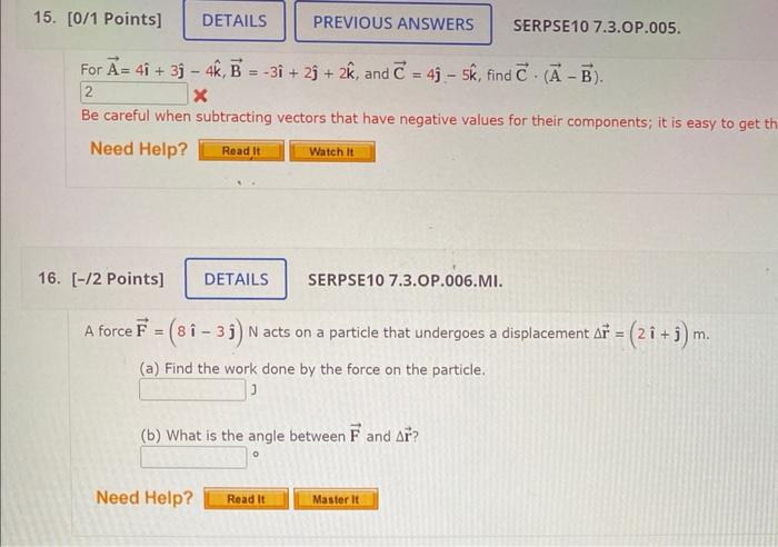 Solved For A=4i^+3j^−4k^,B=−3i^+2j^+2k^, and C=4j^−5k^, find | Chegg.com