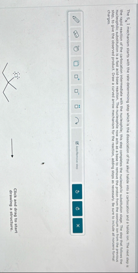 Solved The SN1 ﻿mechanism starts with the rate-determining | Chegg.com