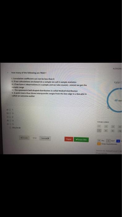 Solved How many of the following are TRUE Matan Correlation | Chegg.com