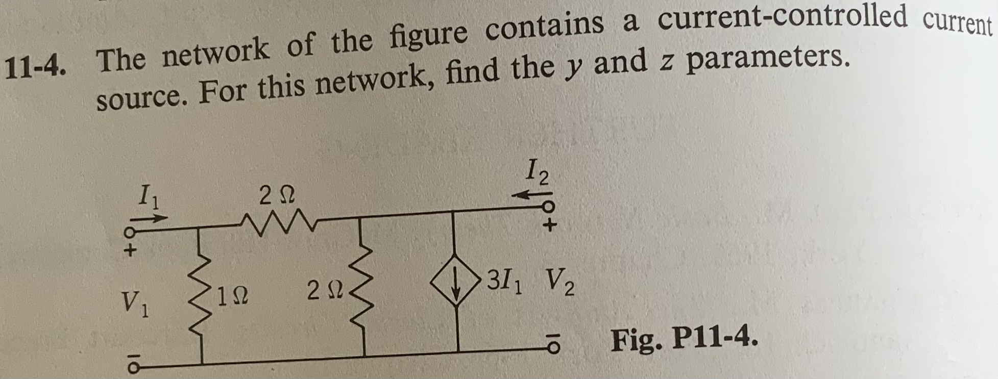 Solved 11-4. ﻿The network of the figure contains a | Chegg.com
