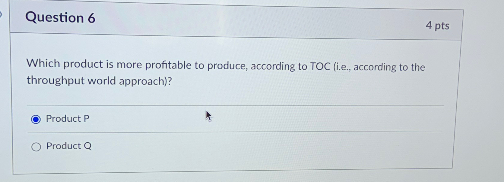 Solved Question 64 ﻿ptsWhich product is more profitable to | Chegg.com