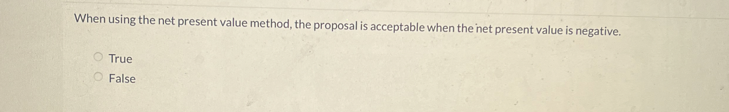 Solved When using the net present value method, the proposal | Chegg.com