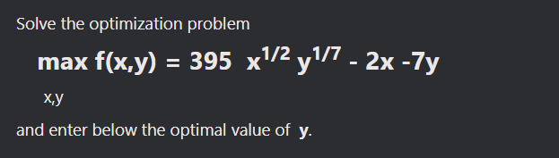 Solved Solve the optimization | Chegg.com