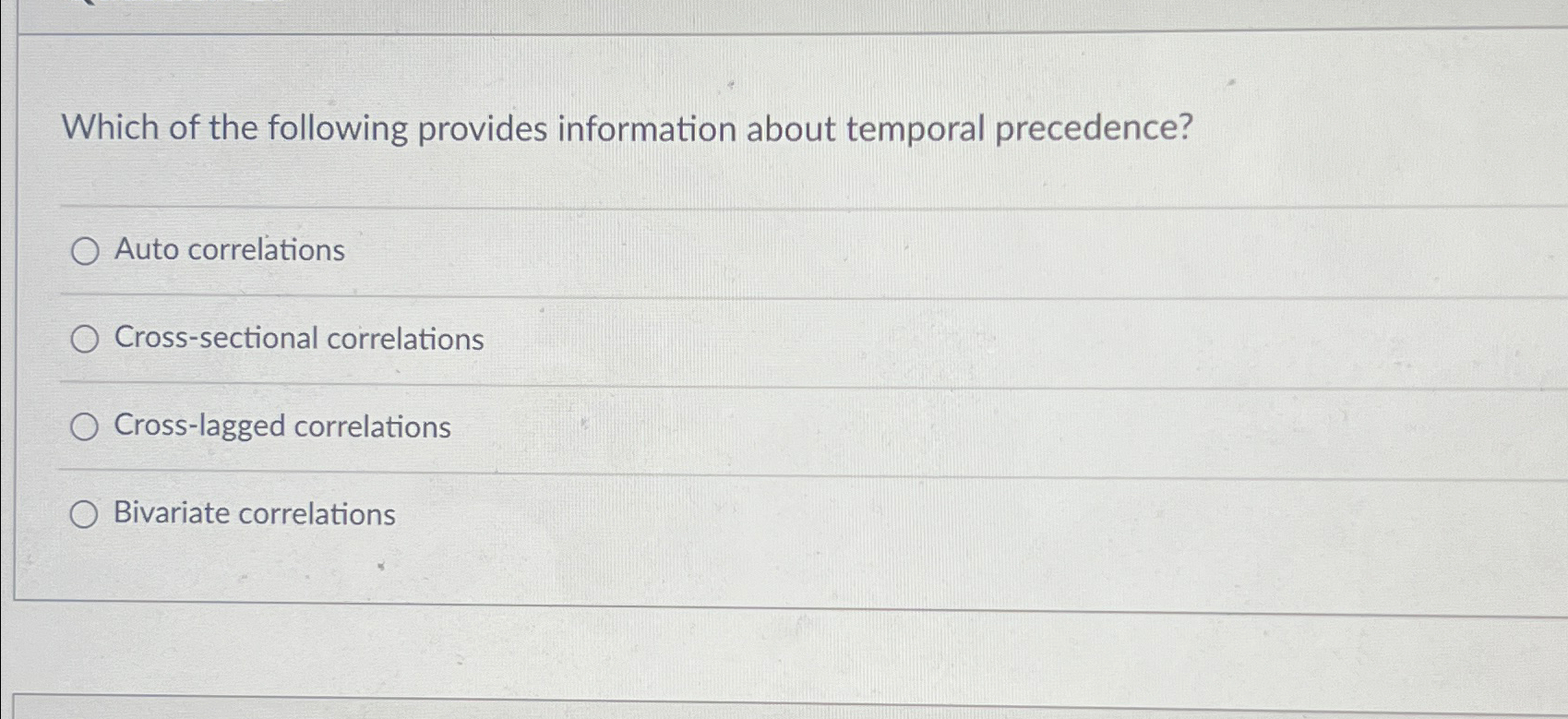 Solved Which of the following provides information about | Chegg.com