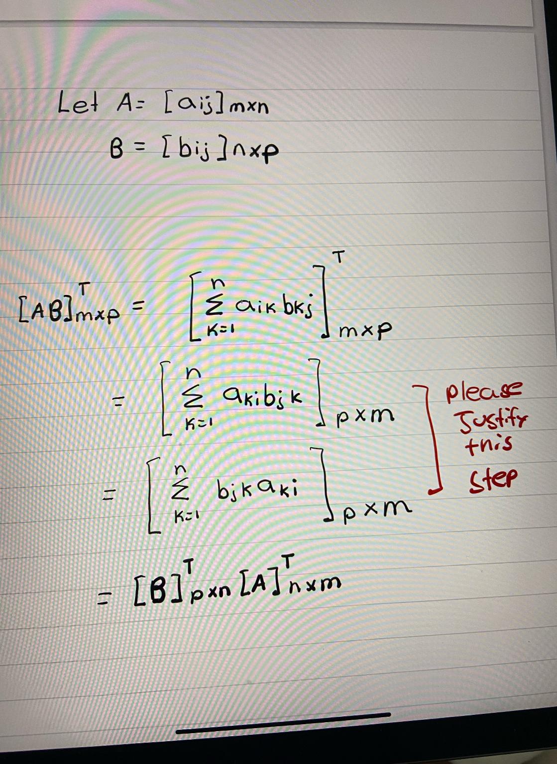 Solved I juat need justification for one step. Please see | Chegg.com