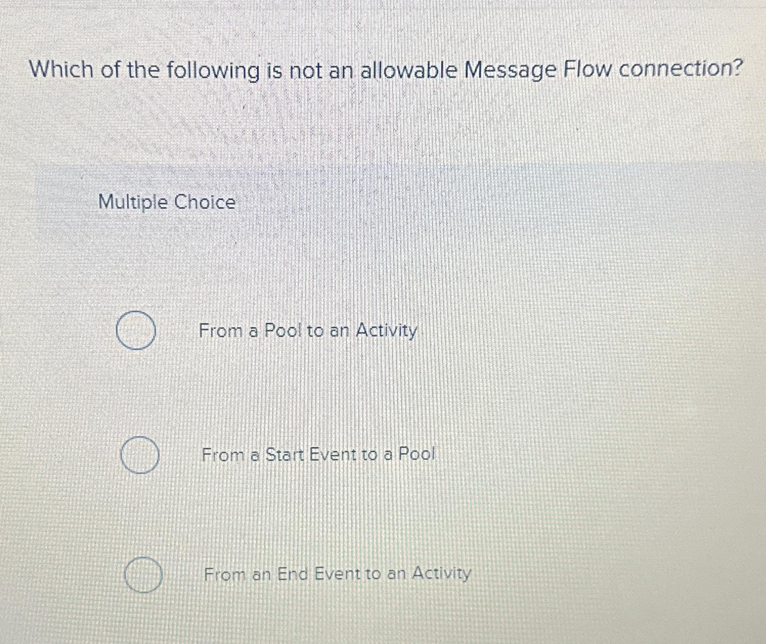 Solved Which of the following is not an allowable Message | Chegg.com