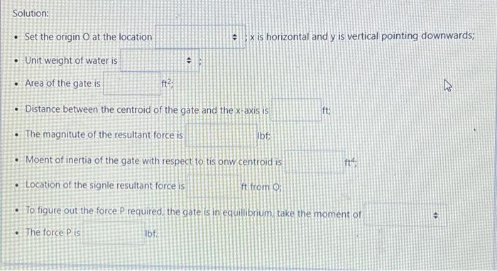 Solved A circular gate is installed on a vertical wall as | Chegg.com