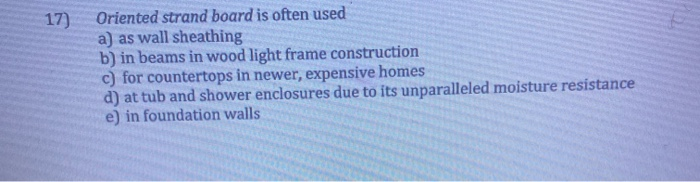 Solved 13) Stressed skin panels (SSP's) and Structural | Chegg.com