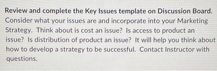 Solved Year X Key Issues \& Strategies Review and | Chegg.com