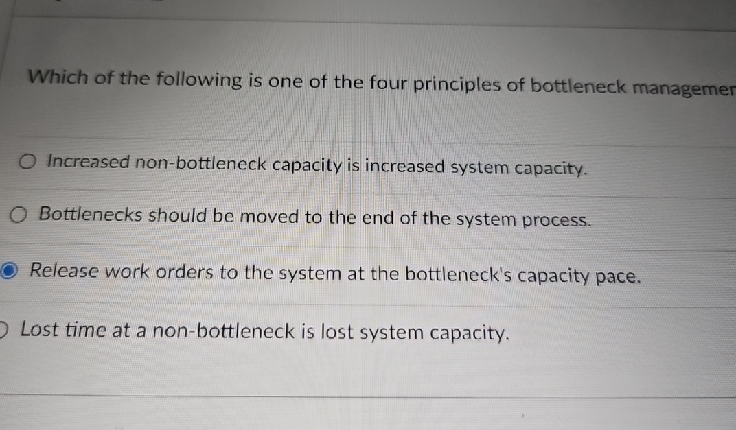 Solved Which of the following is one of the four principles | Chegg.com