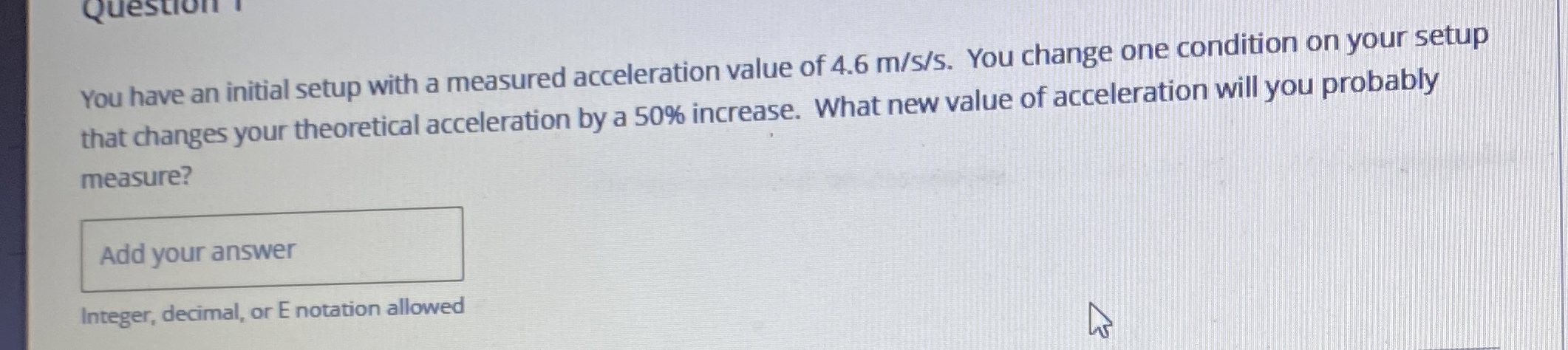 Solved You have an initial setup with a measured | Chegg.com