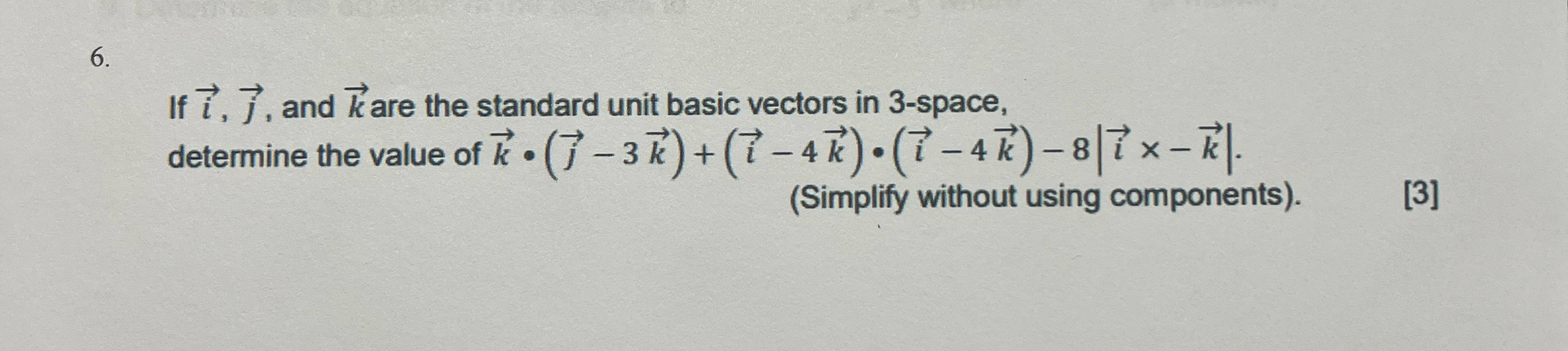 Solved If vec(i),vec(j), ﻿and vec(k) ﻿are the standard unit | Chegg.com