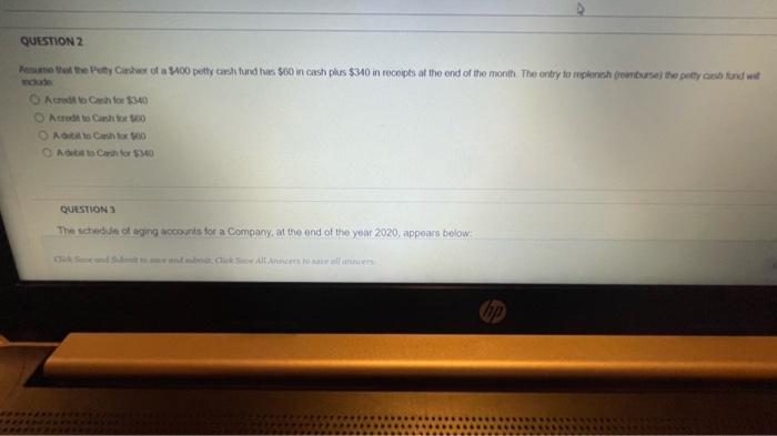 Solved QUESTION 2 Ruth Petty Curse of a $100 petty cash | Chegg.com
