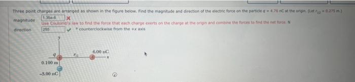 Solved maghitude direction Law to find the force that each | Chegg.com Solved maghitude direction Law to find the force that each | Chegg.com