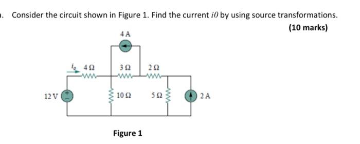 Solved . Consider the circuit shown in Figure 1. Find the | Chegg.com