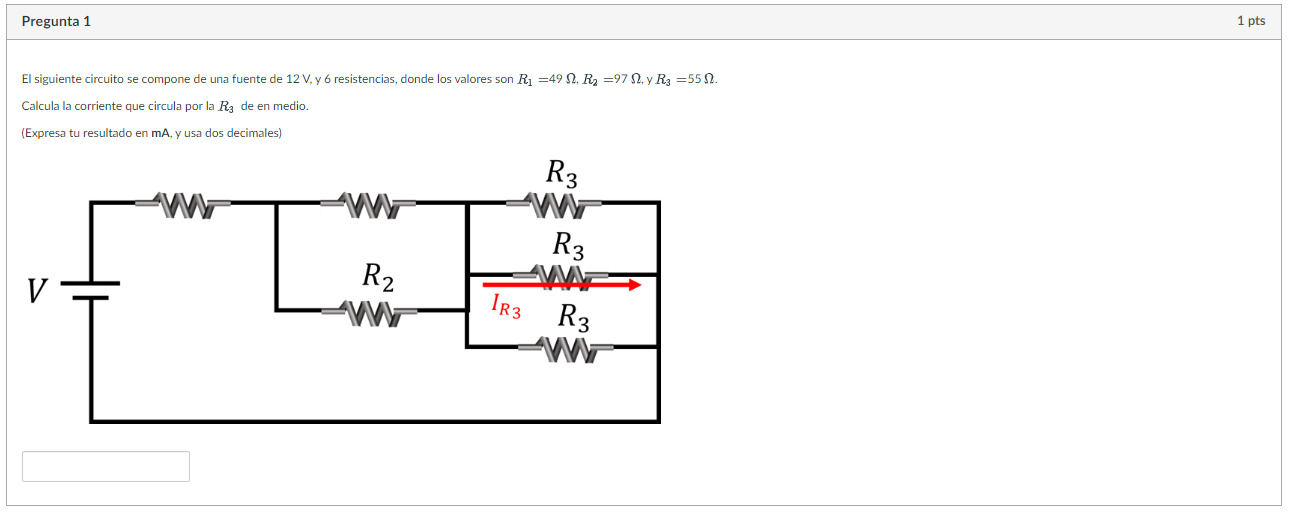 Solved El ﻿siguiente circuito se ﻿compone de ﻿una fuente | Chegg.com