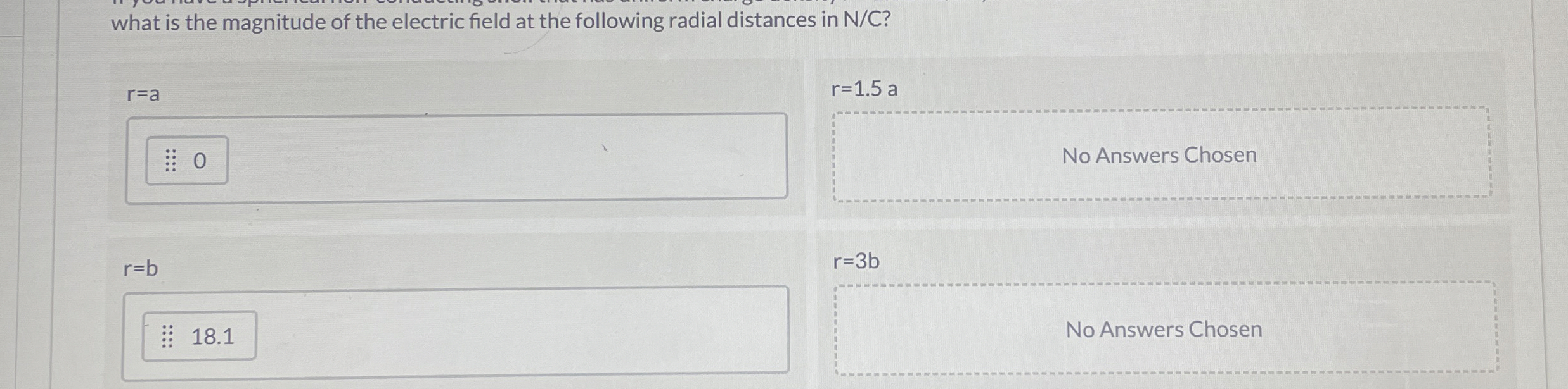 Solved what is the magnitude of the electric field at the | Chegg.com