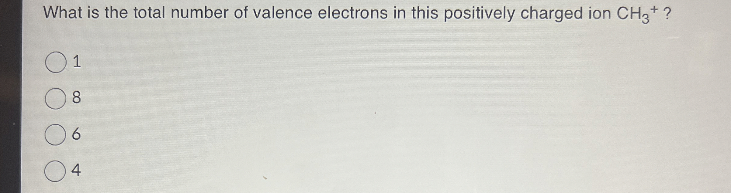 Solved What is the total number of valence electrons in this | Chegg.com