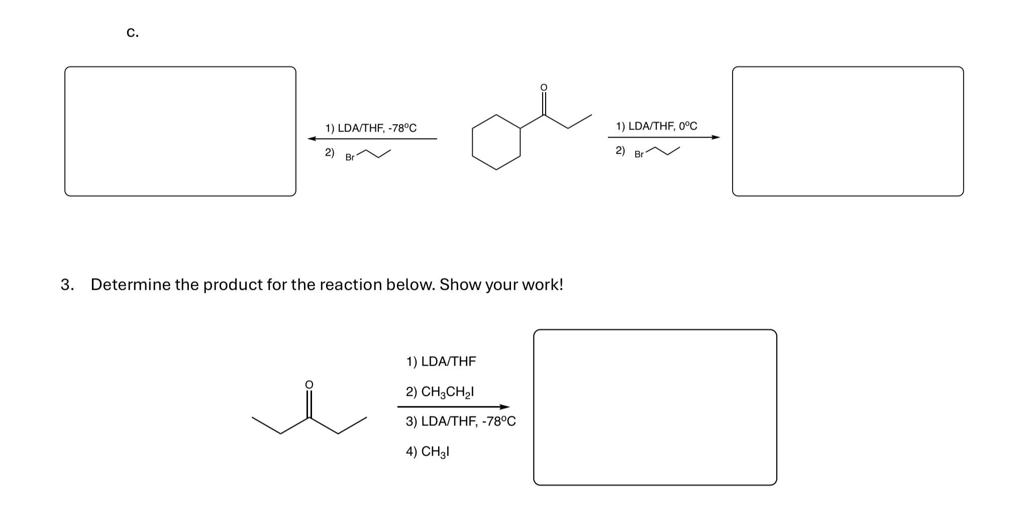 Solved Fill in rhe blank spaces for C and 3 | Chegg.com
