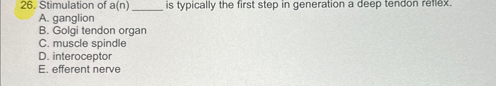 Solved Stimulation of a(n) q, ﻿is typically the first step | Chegg.com