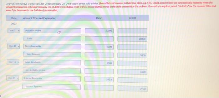 Solved Ordonez Supply Co. has the following transactions | Chegg.com