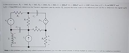 In the ct shown, R- 10812 R- 2k2 R 04 RBALL C-400nF | Chegg.com