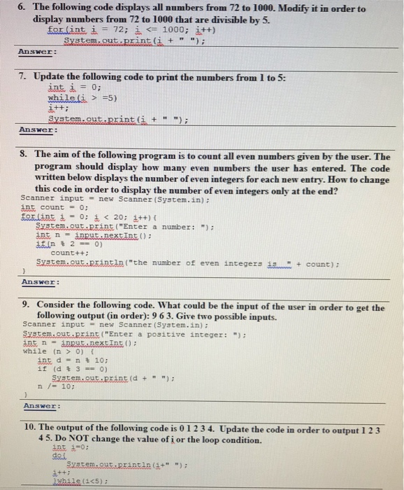 Solved 1. Using for loop, write a two lines code that | Chegg.com