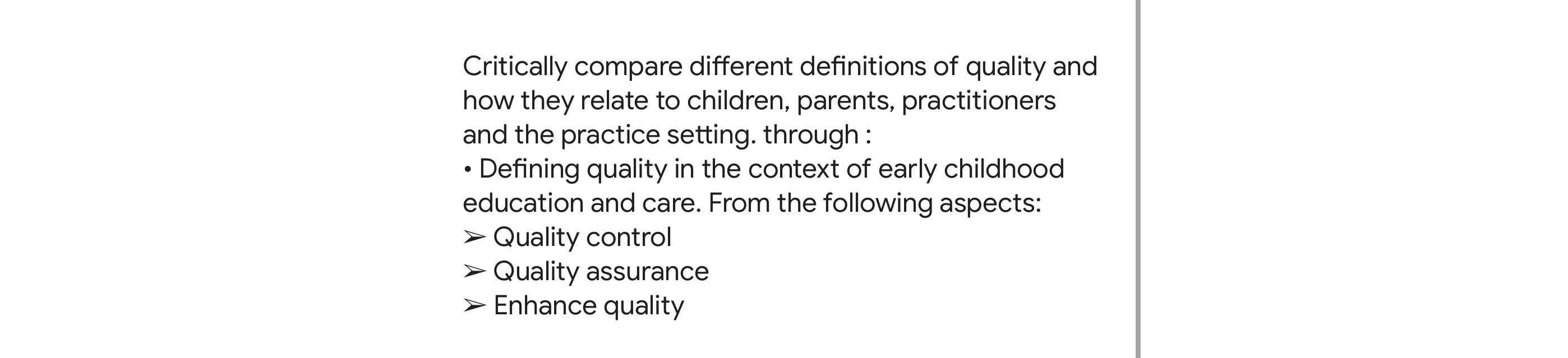 Solved Critically compare different definitions of quality | Chegg.com