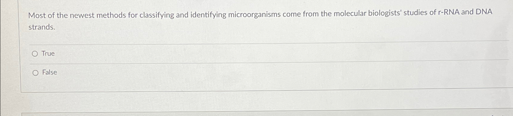 Solved Most of the newest methods for classifying and | Chegg.com