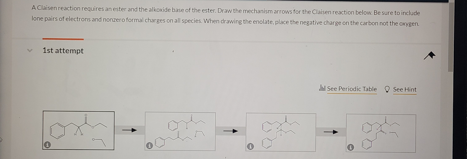 Solved A Claisen reaction requires an ester and the alkoxide | Chegg.com