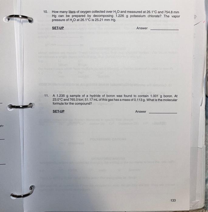 Solved 3. What is the percent composition by mass of oxygen | Chegg.com