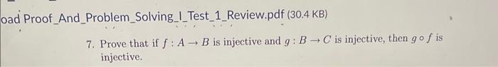 Solved ad Proof_And_Problem_Solving_I_Test_1_Review.pdf | Chegg.com