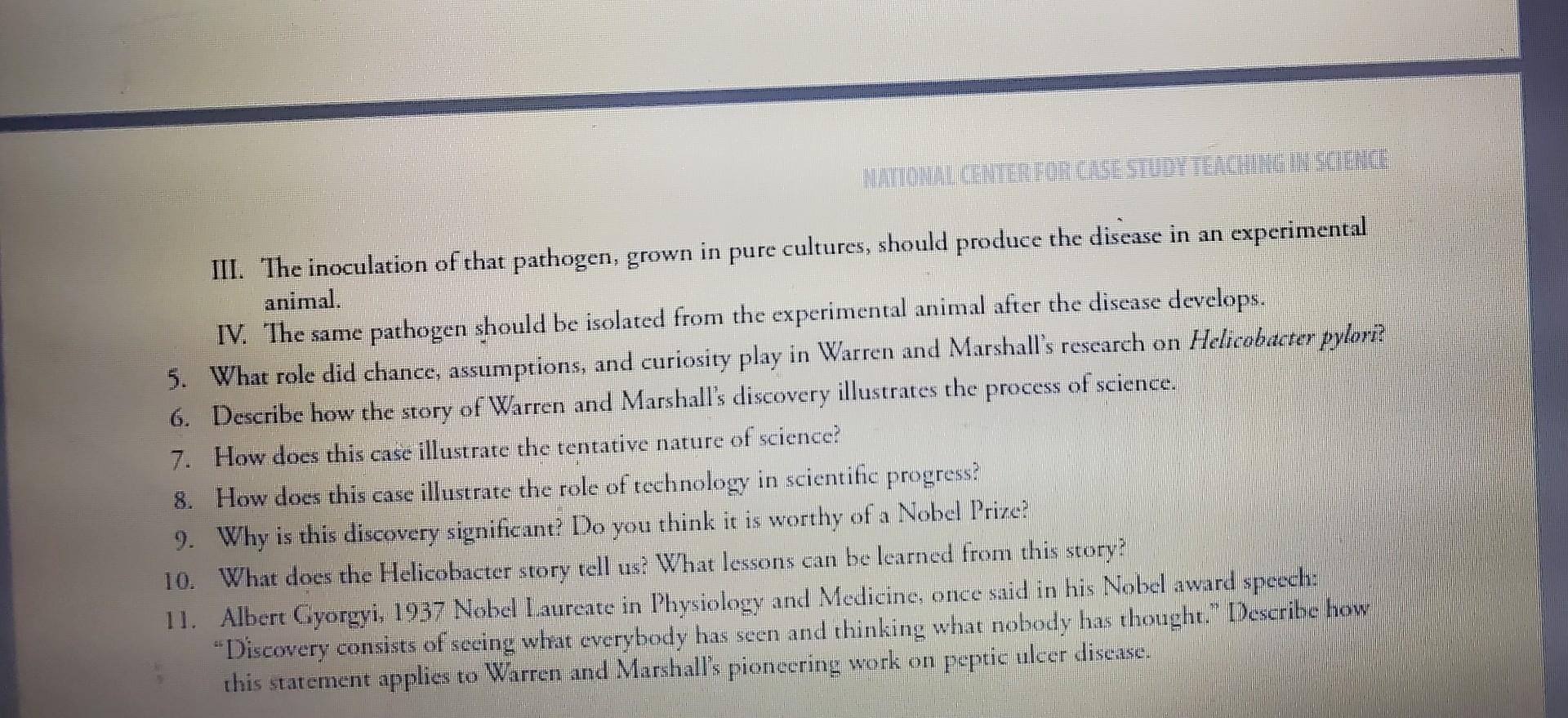 2 Dr. Robin Warren The story begins with Dr. J. Robin | Chegg.com