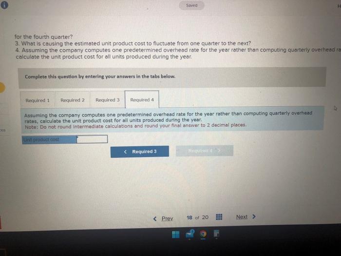 Solved Exercise 2-11 (Algo) Varying Plantwide Predetermined | Chegg.com