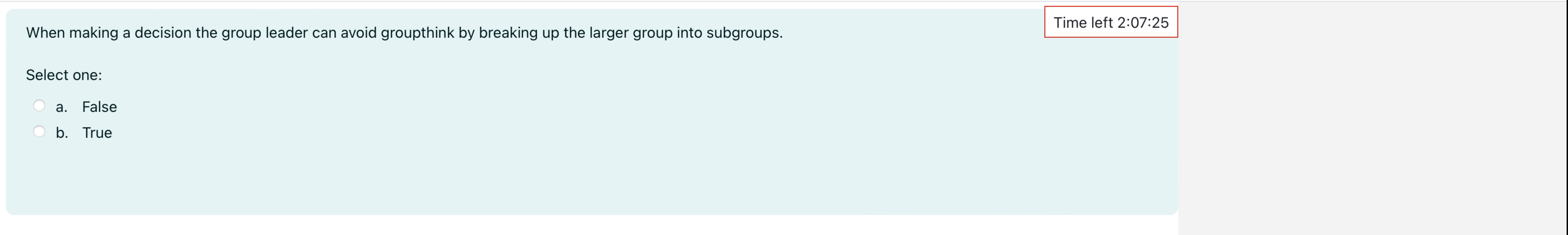 Solved When making a decision the group leader can avoid | Chegg.com