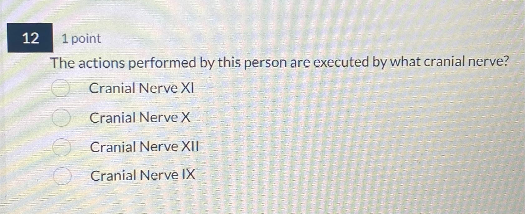 Solved 121 ﻿pointThe actions performed by this person are | Chegg.com