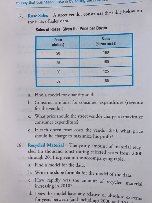 Solved please answer question 17 and show full work. please | Chegg.com