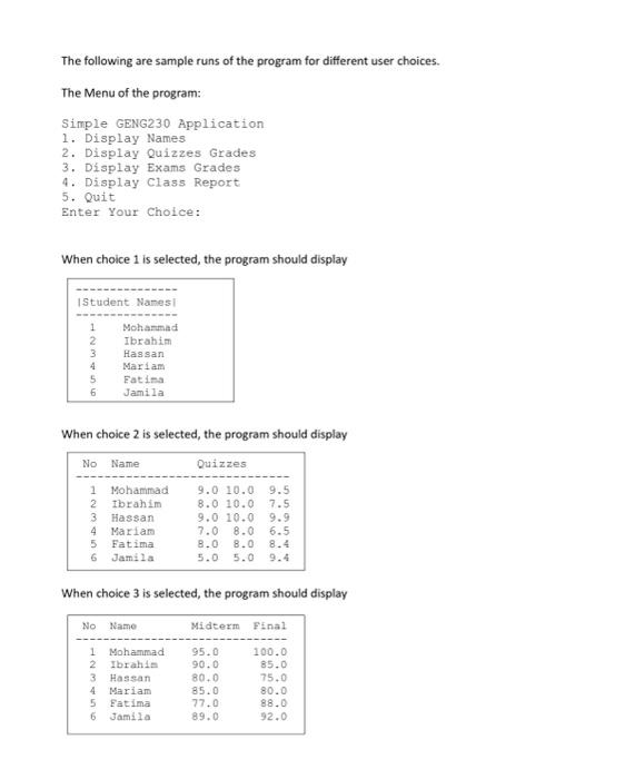 Solved Consider the following table of grades. All quizzes | Chegg.com