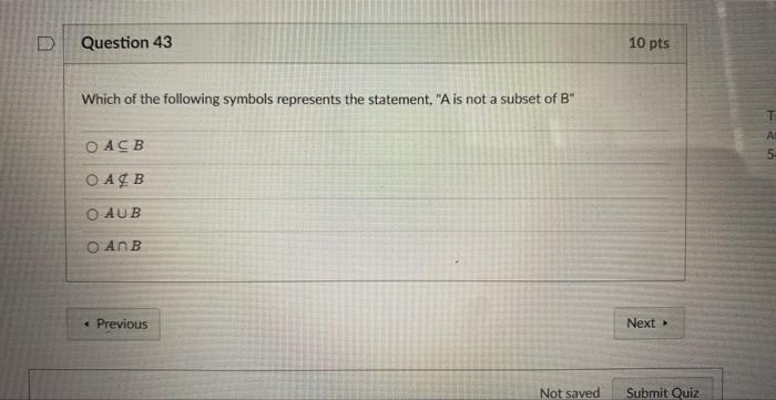 Solved Which of the following symbols represents the | Chegg.com