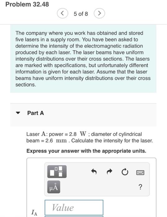 Solved Problem 32.48 The company where you work | Chegg.com