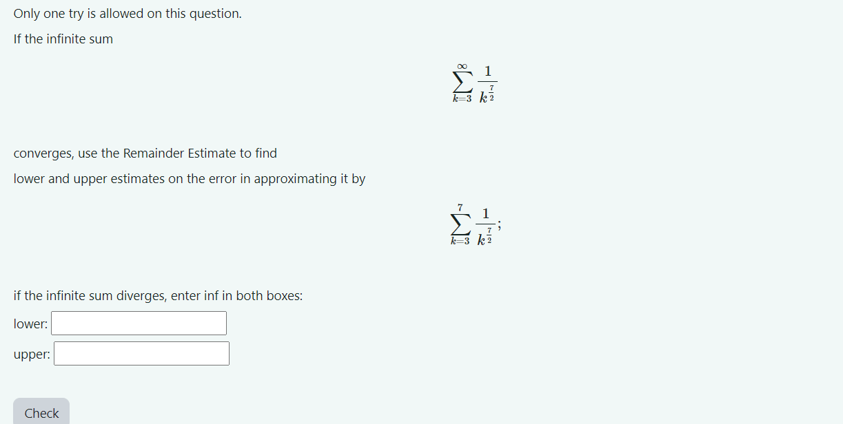 Solved Only one try is allowed on this question.If the | Chegg.com